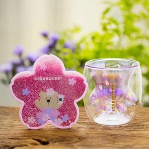 Starbucks | Kitchen | 3 All In Starbucks Set Spring Cherry Blossom ...
